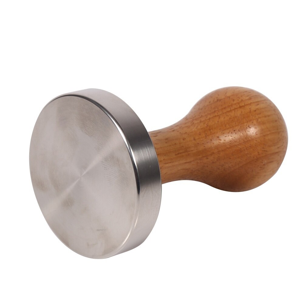Wooden Handle Stainless Steel Espresso Coffee Tamp... – Grandado