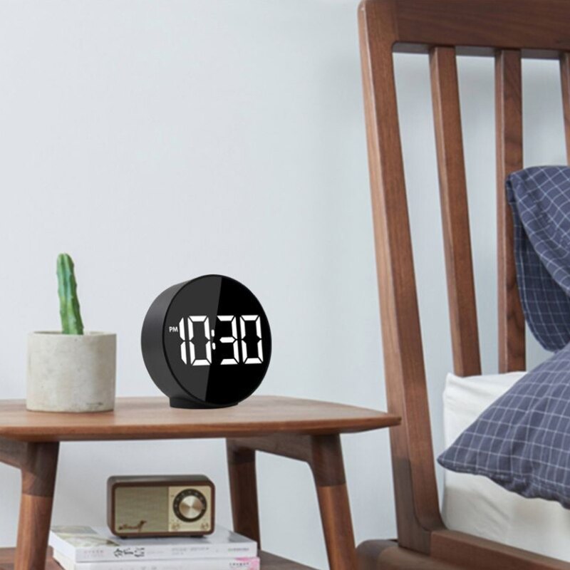 LED Alarm Clock Voice Control Table Wake Up Light ... – Grandado