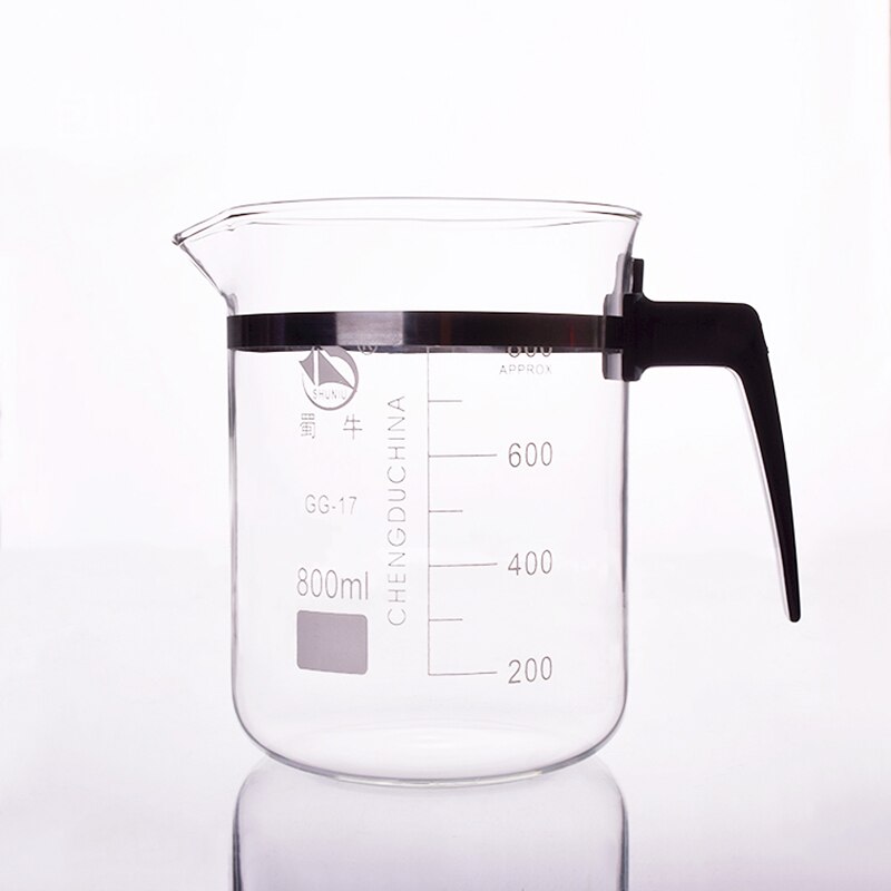 Beaker in low form with plastic handle,Capacity 80... – Grandado