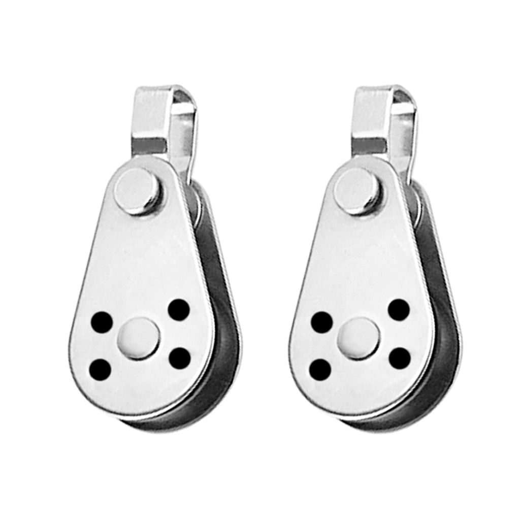 2pcs Durable Fixed Pulley Block 316 Stainless Stee... – Grandado