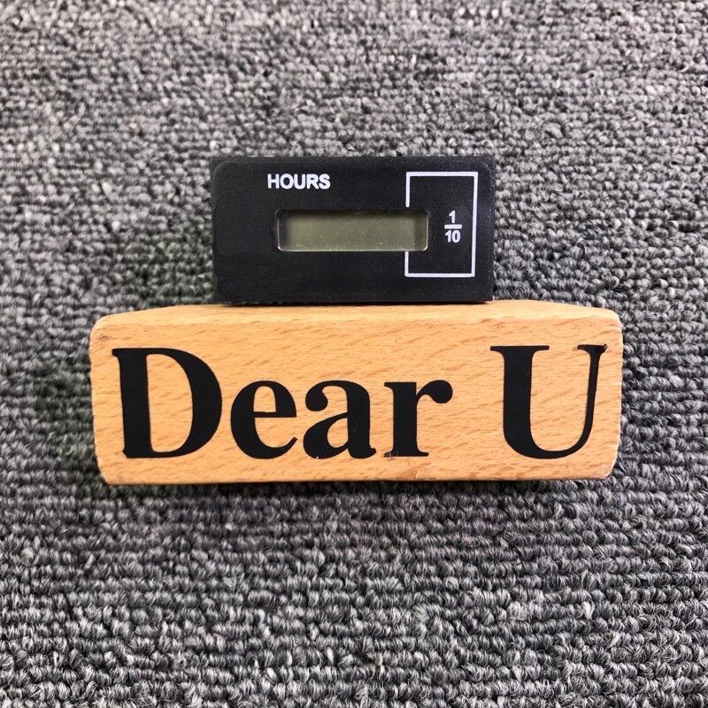 JEAZEA DC 12-36V Square Mechanical Hourmeter Hour ... – Grandado