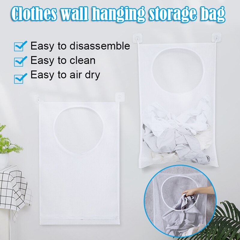 Wall Hanging Dirty Clothes Basket Large Capacity M... – Vicedeal