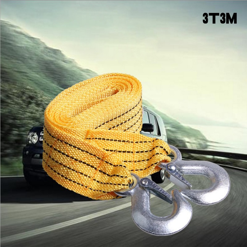 Car Tensioning Belts 3 Ton 3 Meters Tow Rope Tract... – Vicedeal