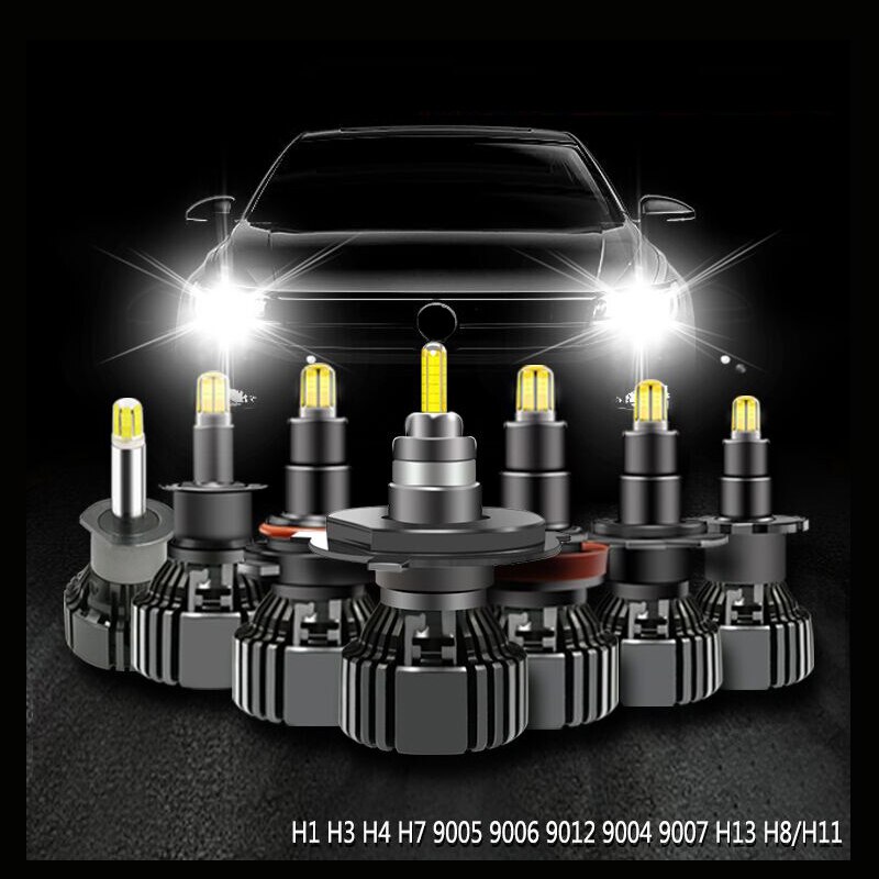 2x LED Headlight H11 h1 9005 hb3 9006 hb4 h7 h4 Ca... – Grandado
