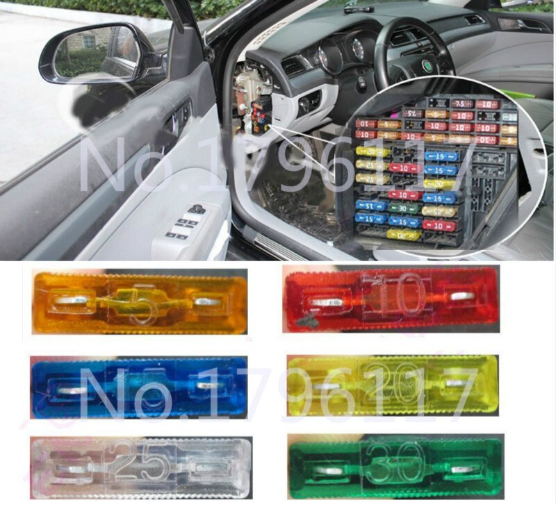 50x 10A 10 Amp ATM Mini Car Blade Fuse Auto Car Mo... – Grandado