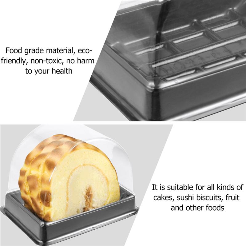 30 Pcs Transparent Cake Blister Box Plastic Cake P... – Vicedeal