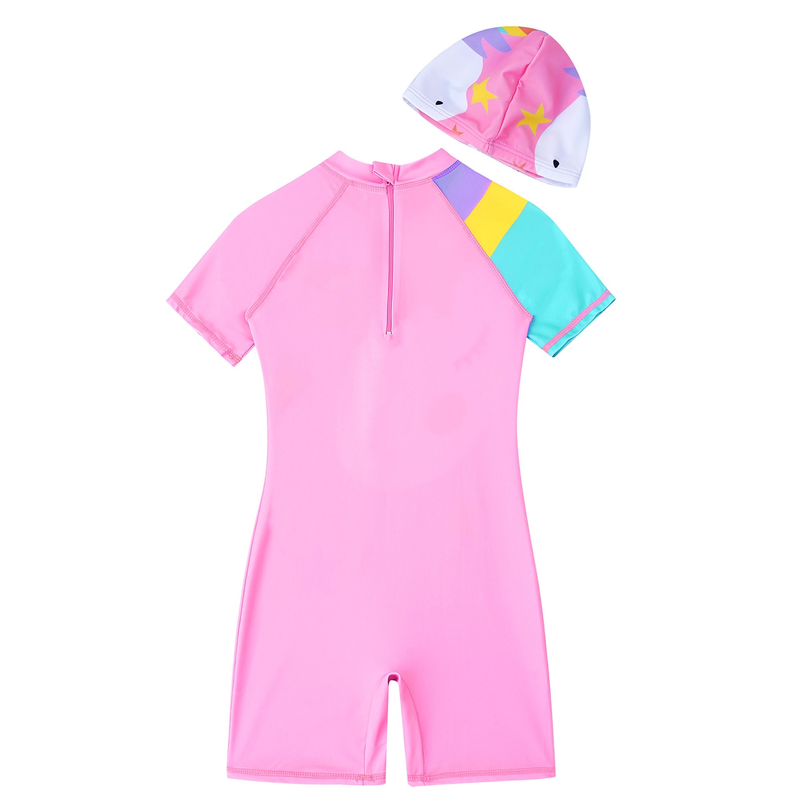 Swimwear for Kids Girls One Piece Swimsuit with Ha... – Grandado