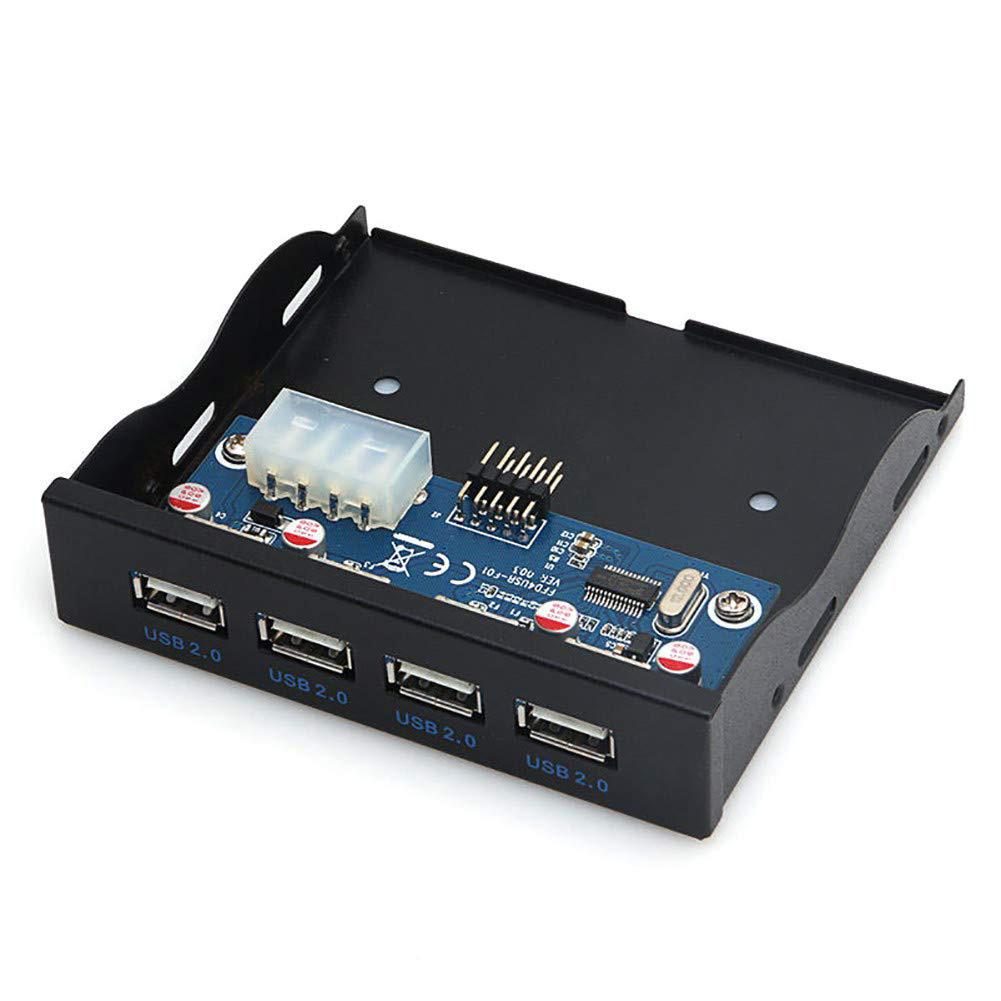 USB3.0 4-Ports 3.5inch Metal Floppy Drive Bay Fron... – Grandado