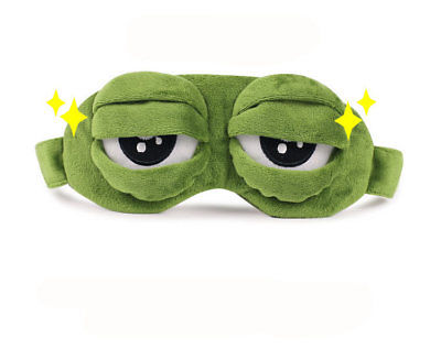 Travel 3D Frog Eye Mask Sleep Soft Padded Shade Co... – Grandado