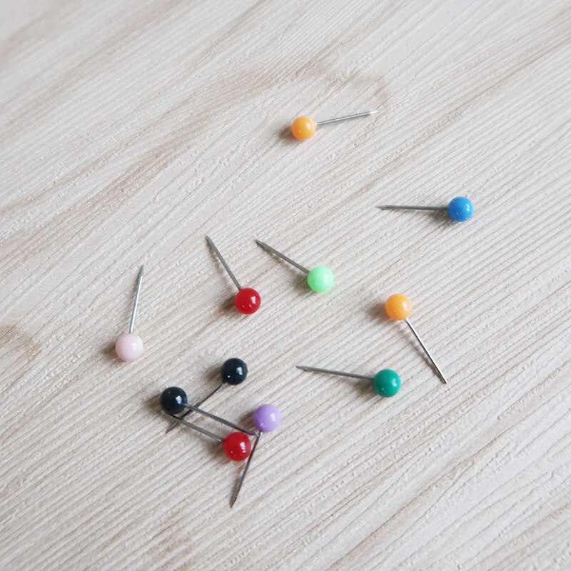 100PCS Multi-color Push Pins Round Head Map Tacks ... – Vicedeal