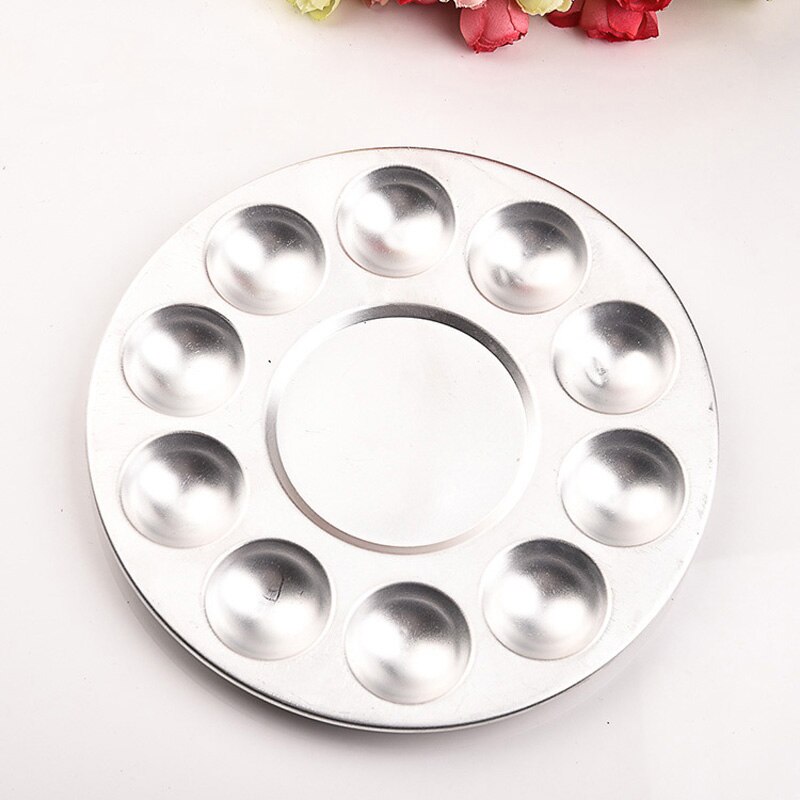 EZONE 1PC Metal Palette 10 Holes Art Paint Metal D... – Grandado