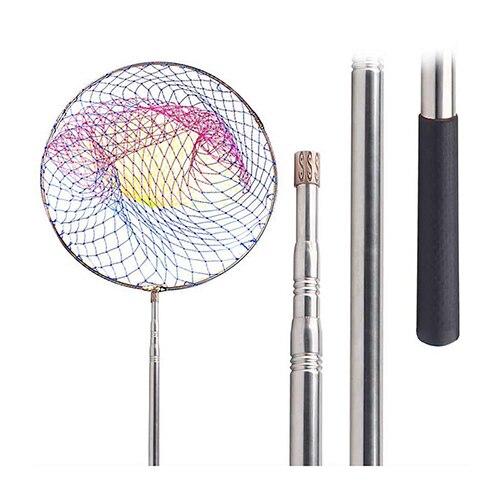 Fishing landing nets stainless steel folding fishi... – Grandado