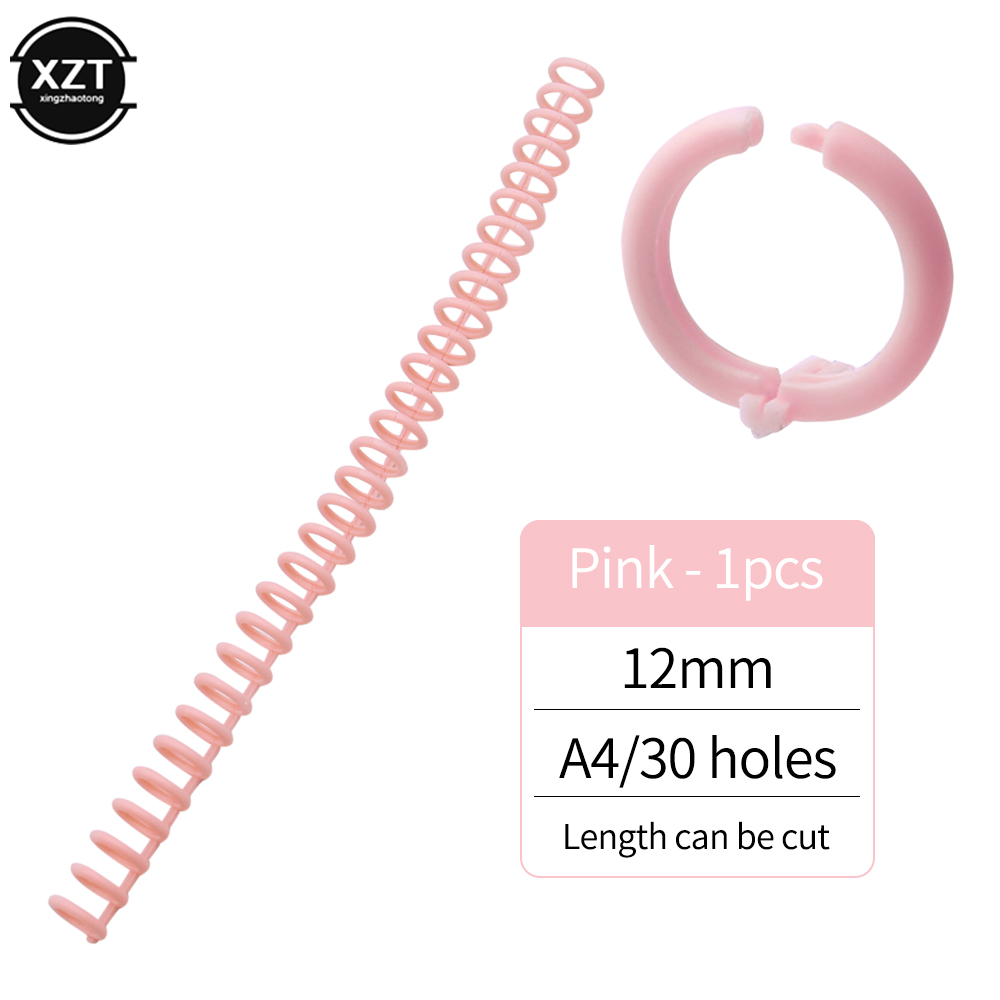 12mm A4/30 Holes Binding Loop Plastic Movable Fold... – Vicedeal
