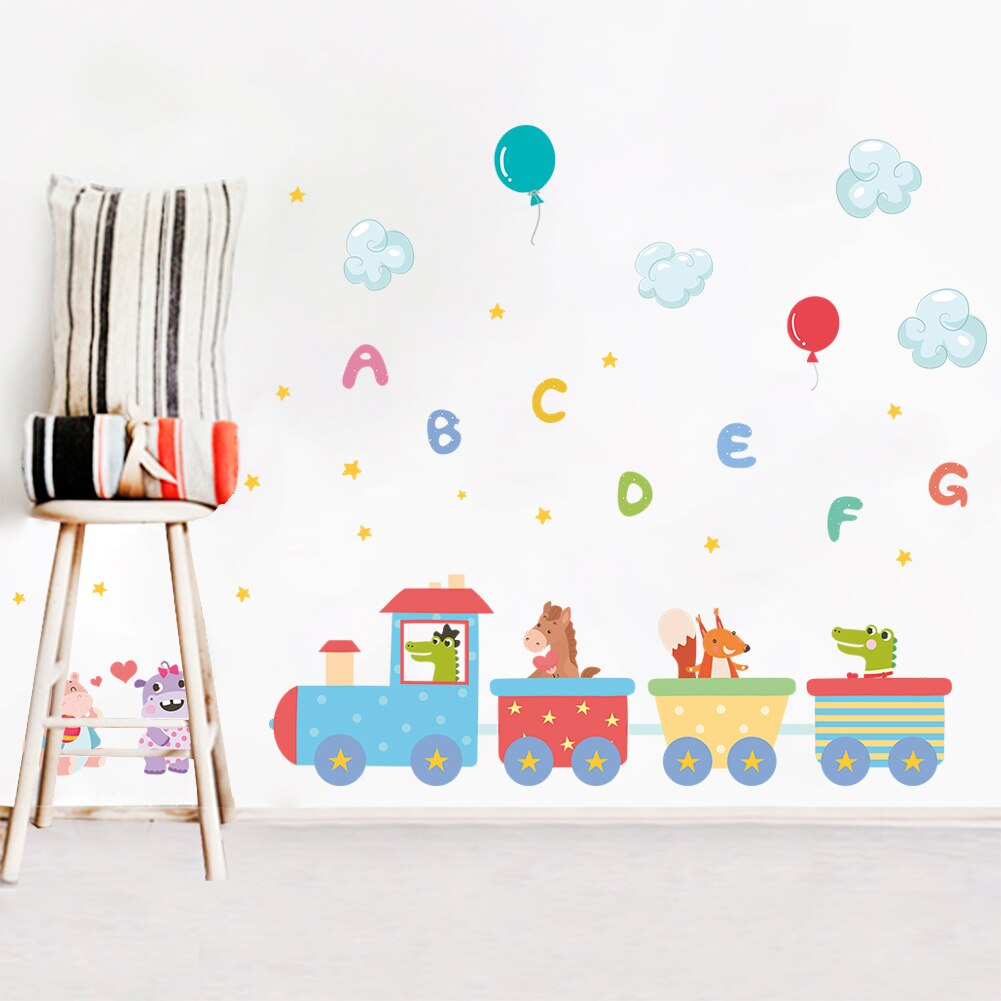 Train Wall Sticker for Kids Room Home Decor Nurser... – Grandado