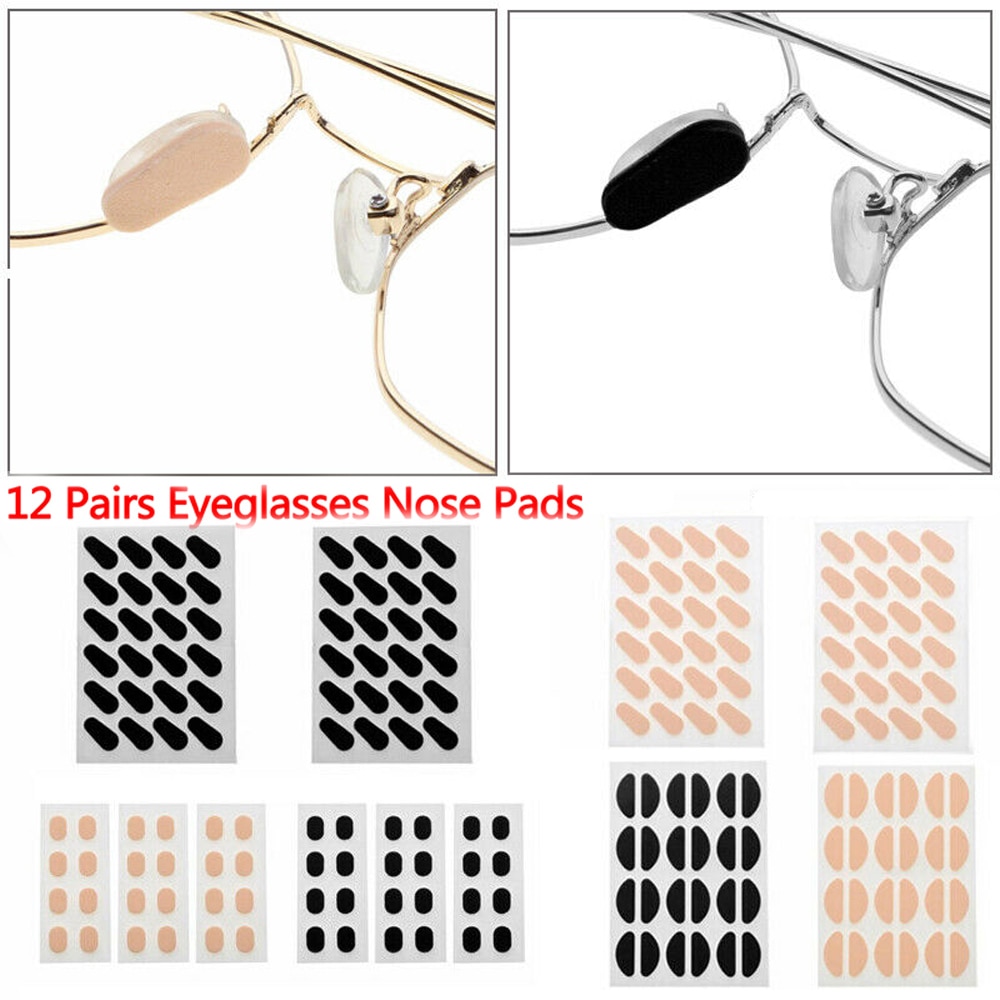 12Pairs Soft Foam Nose Pads Self Adhesive Eyeglass... – Vicedeal