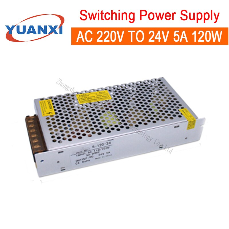 120W Switching Power Supply AC 110V-220V TO 24V 5A... – Grandado