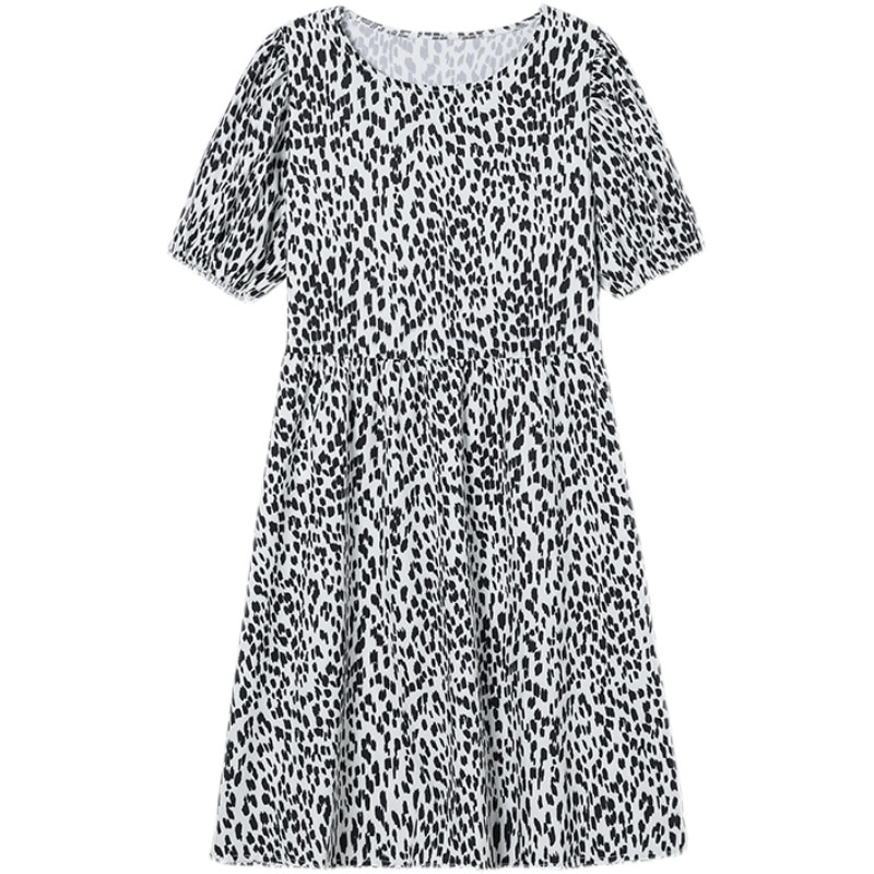 901 2022 Summer Korean Leopard Printed Maternity D... – Grandado