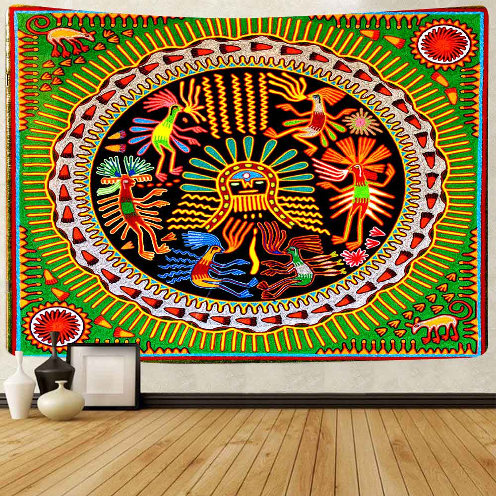 Simsant Groovy Tapestry Peace and Love Bohemia Hip... – Grandado