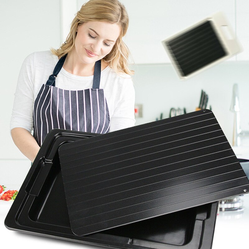Defrost Tray Thaw Frozen Food Meat Fish In Minutes... – Vicedeal