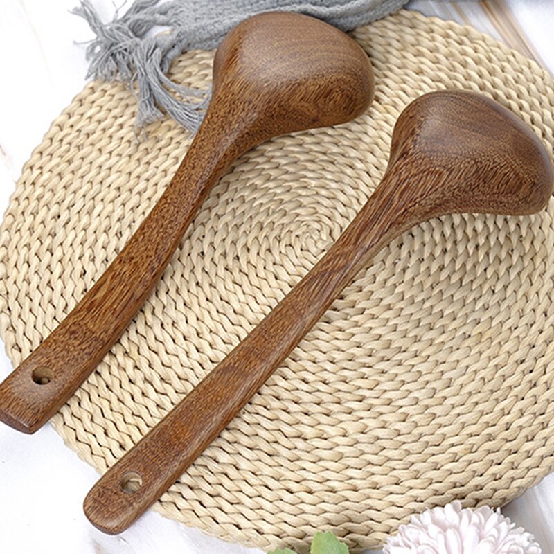 Ong Handvat Houten Pollepel Soep Pap Lepel Thuis K... – Grandado