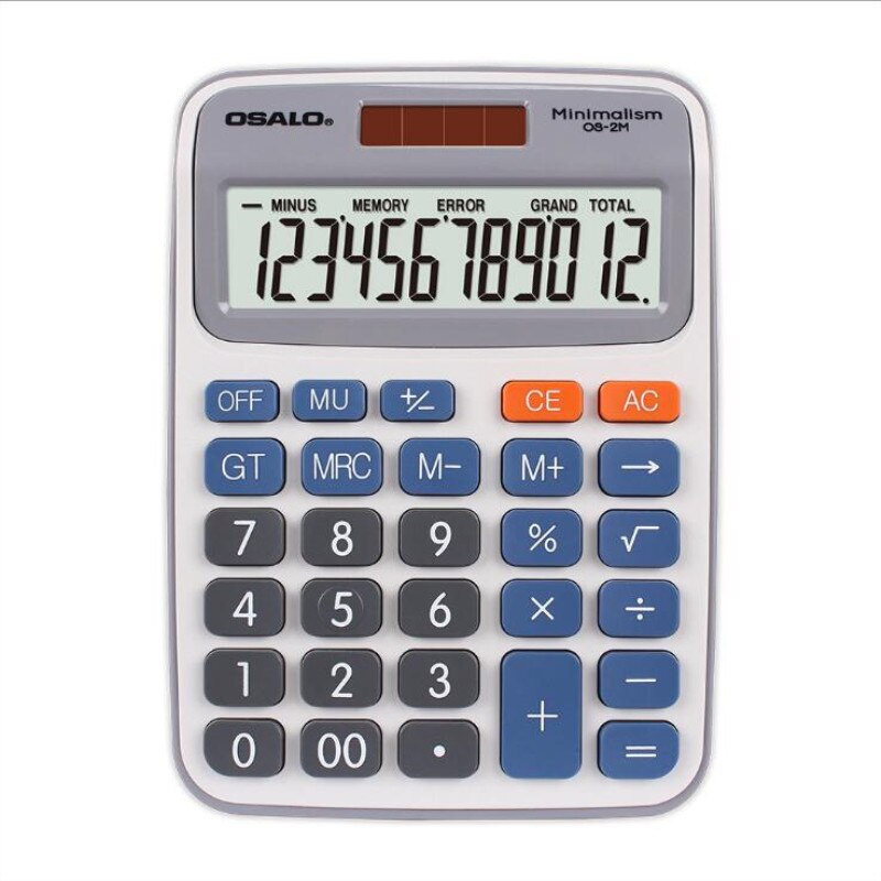 Desktop kantoor rekenmachine 2M solar dual power O... – Vicedeal