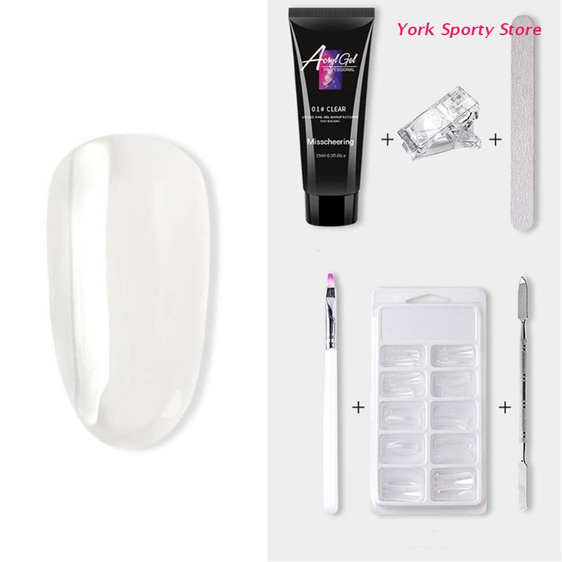 False Nail Kit Nail Extension Gel Kit Builder Gel ... – Grandado