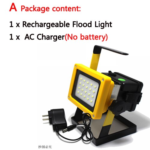 Led Spotlight 18650 light 30W 20leds light Waterpr... – Grandado