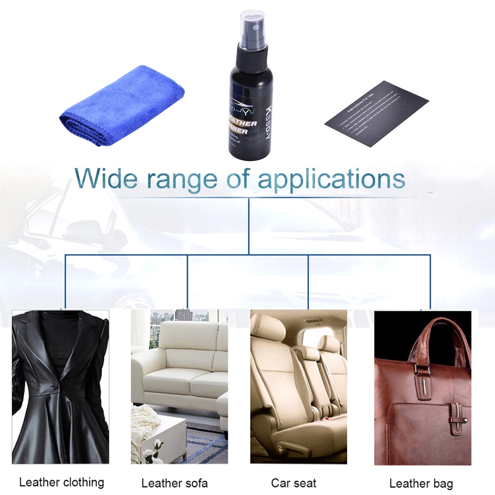 50ml Car Seat Interior Cleaner Auto Leather Clean ... – Grandado