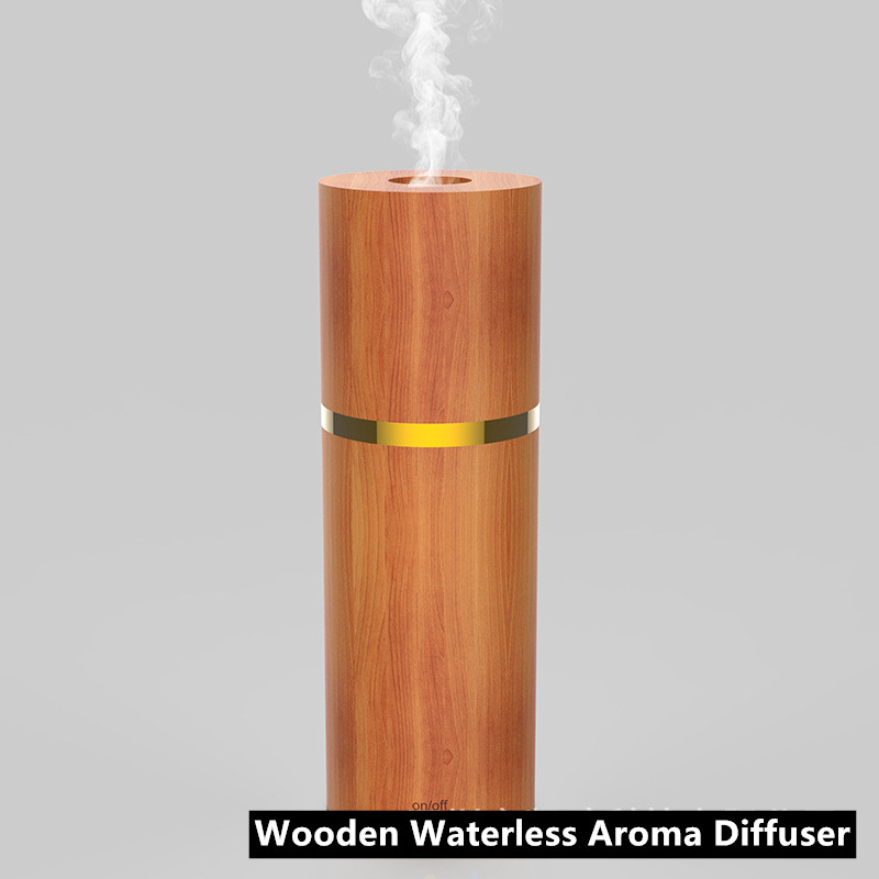 Waterless Nebulizing Essential Oil Diffuse Wooden Grandado