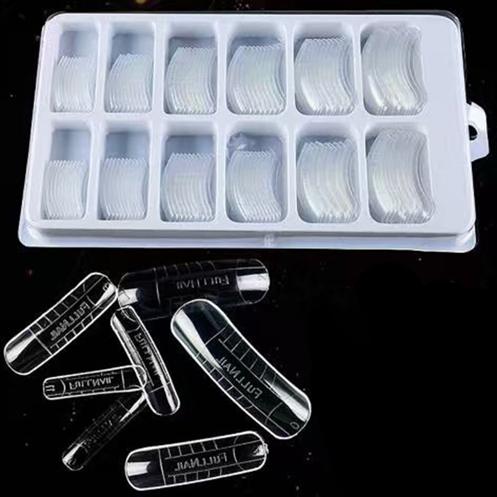 120 stücke Dual System Nagel Form für Acryl und UV... – Vicedeal