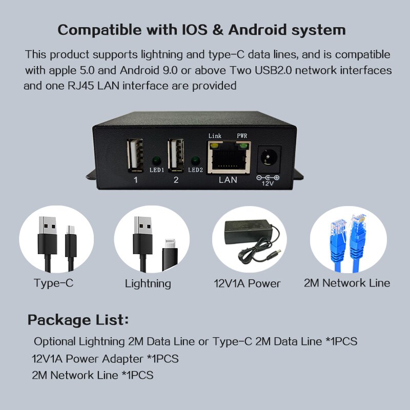 Telefoon Live Video Entertainment Usb 2.0 Switch N... – Grandado