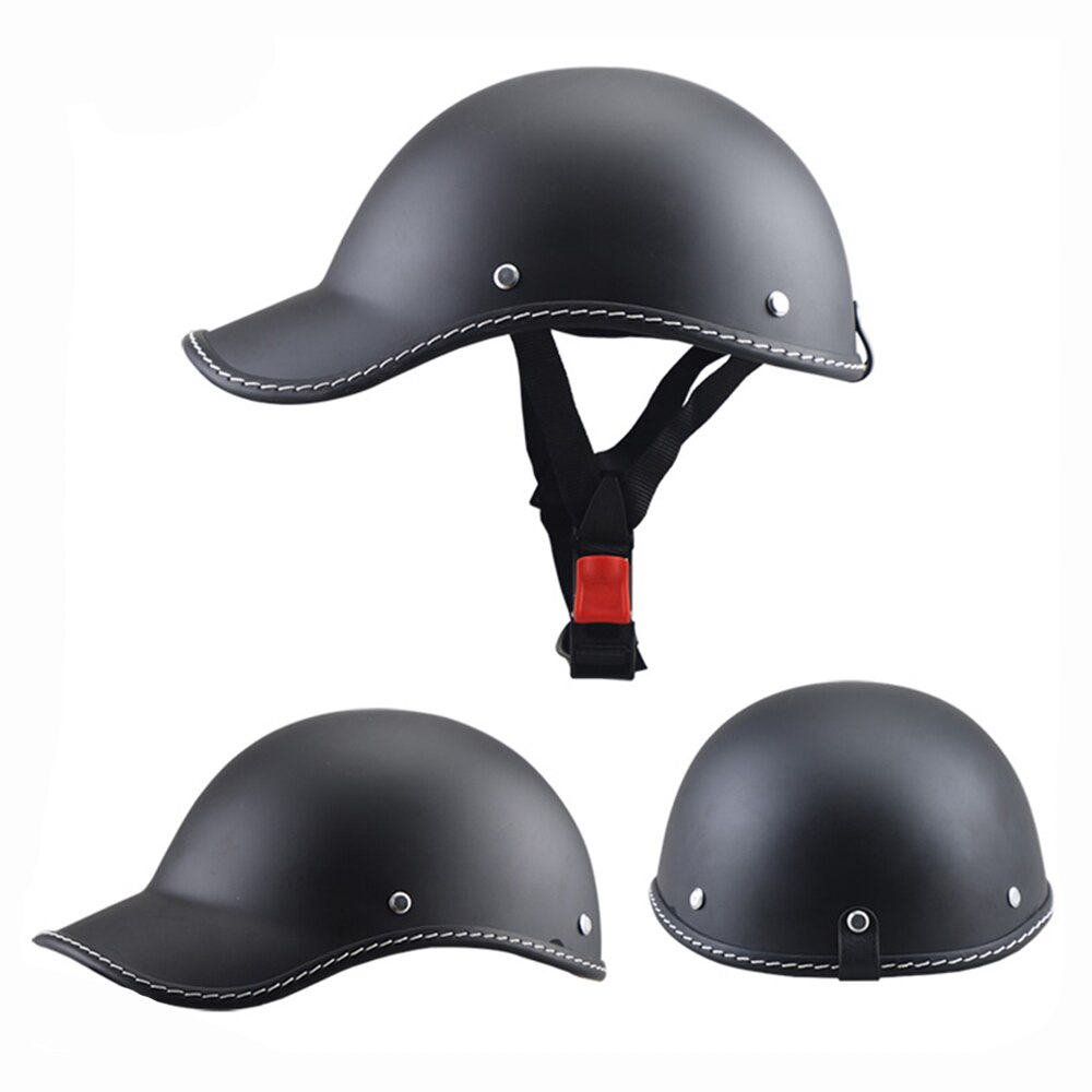 Nenki Half Gezicht Vintage Motorhelm Elektrische M... – Vicedeal