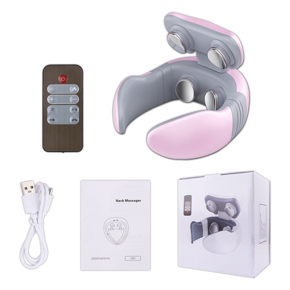 Neck Massager Rechargable with Heat Cervical Verte... – Vicedeal