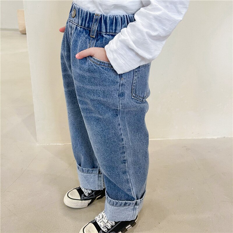 Spring Girls Denim Pants Kids Jeans Trousers Girl ... – Vicedeal