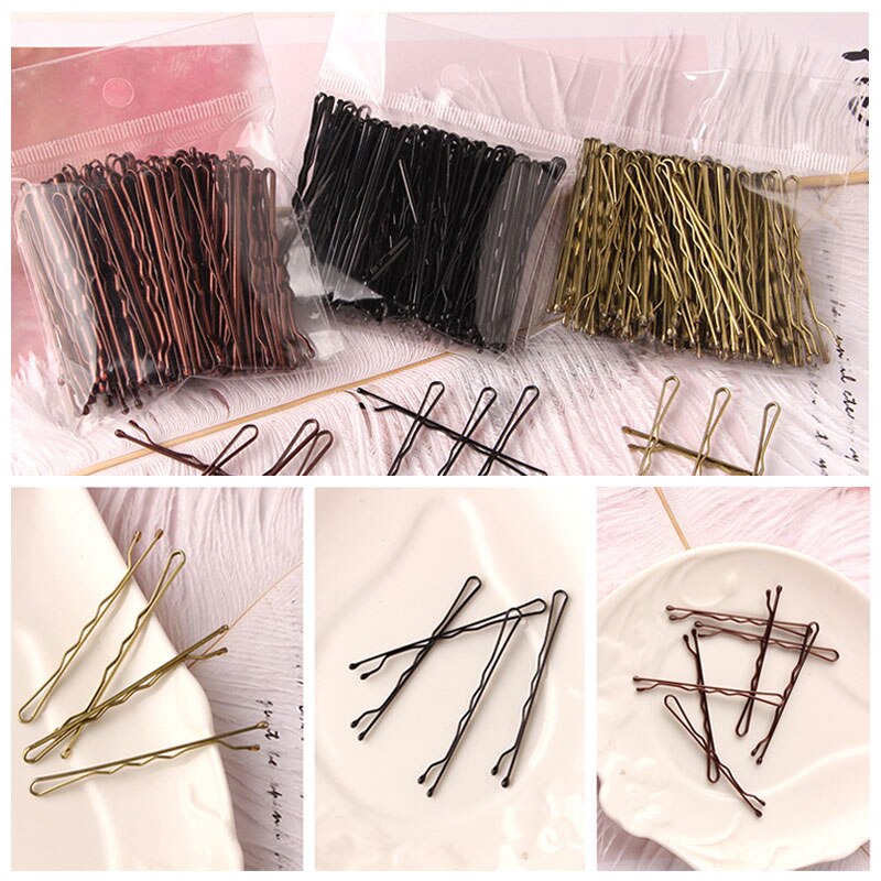 100 Stks/set 4 Kleuren 5/6Cm Haar Clip U-Vormige H... – Grandado