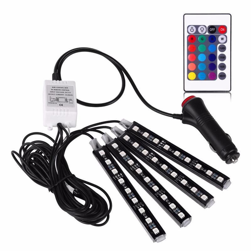 Car RGB LED Strip Light LED Strip Lights Colors Ca... – Grandado