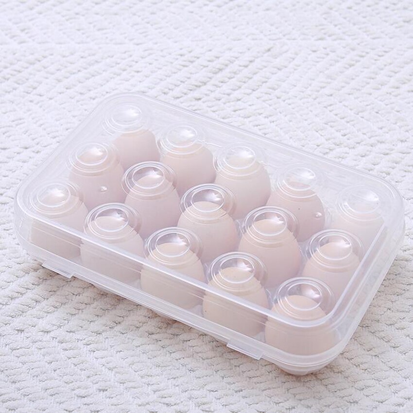 Plastic Egg Holder for Refrigerator, 15 Eggs, Egg ... – Vicedeal