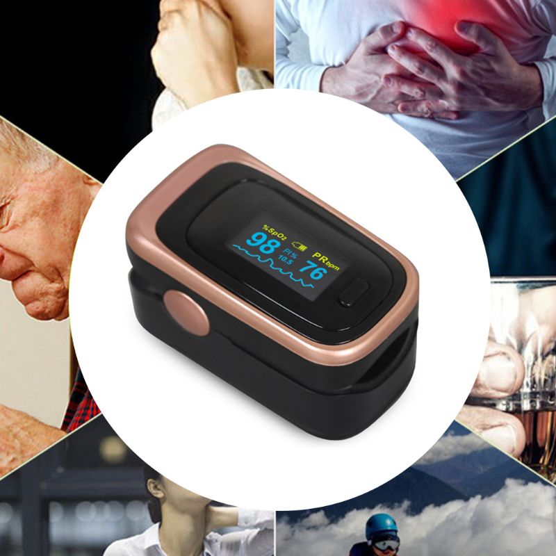 Digital OLED Fingertip Pulse Oximeter Portable Hea... – Grandado