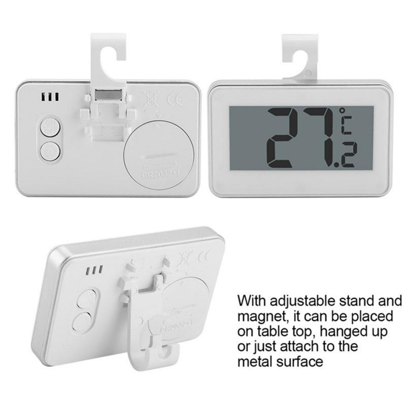 LCD Digital Refrigerator Thermometer Hygrometer In... – Grandado