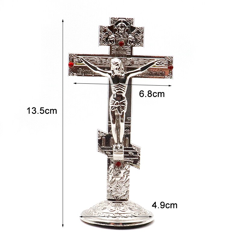 Jesus Christ Cross Retro crucifix catholic orthodo... – Grandado
