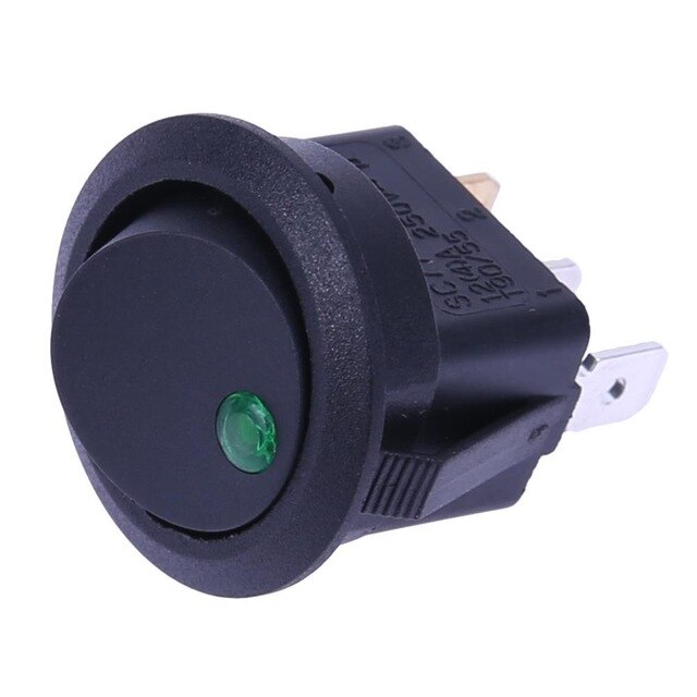 POWER ON OFF SWITCH MINI LED 12V 2 GREEN 470369561 – Grandado