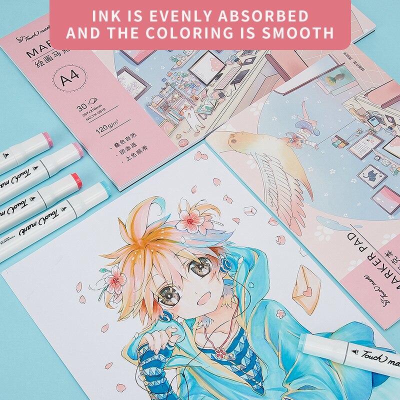 A3/A4/A5 Marker Pad 30 Sheets No Penetration hand-... – Vicedeal