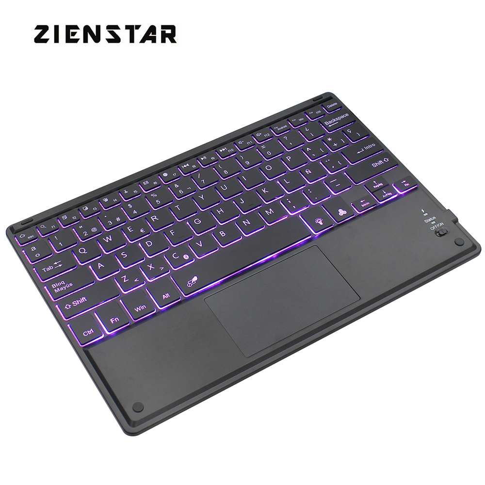 Zienstar Spanish Language Rechargeable Bluetooth K... – Grandado