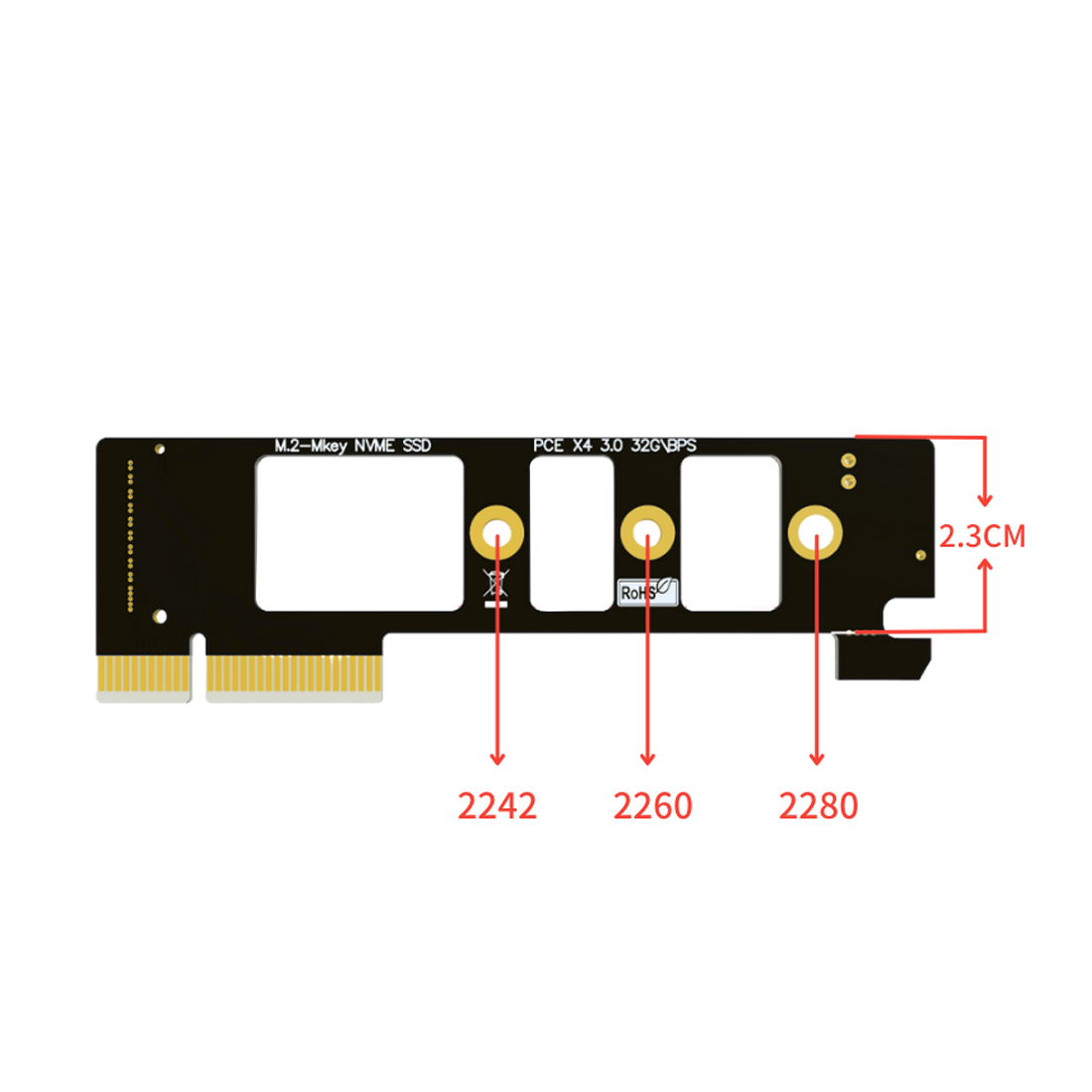 PCIE 3.0 M.2 key M to PCIe x4 Adapter Card M-Key P... – Grandado
