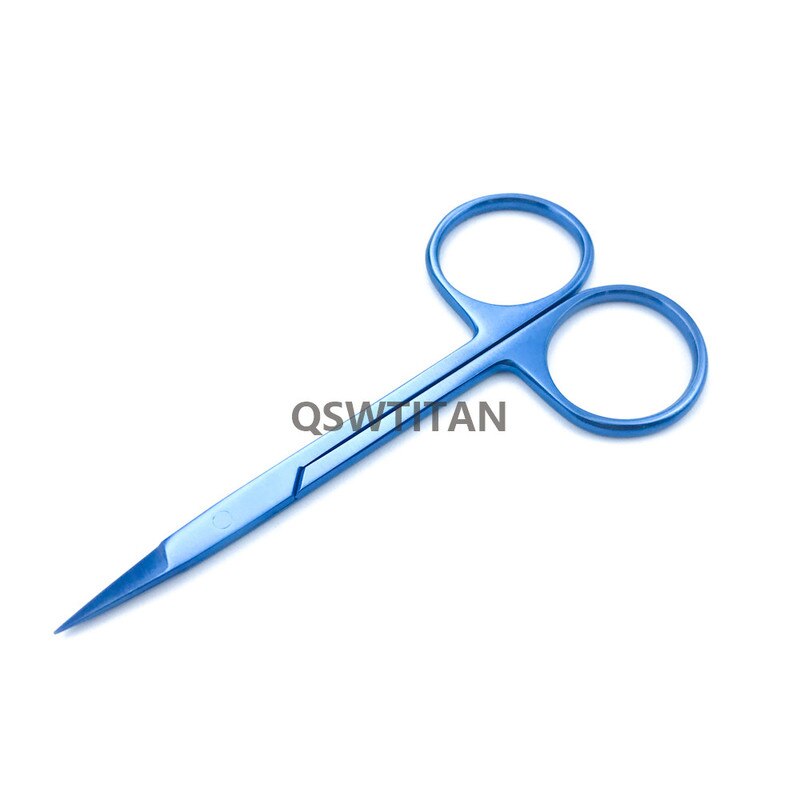 Titanium Iris Scissors 110mm Curved / Straight hea... – Grandado