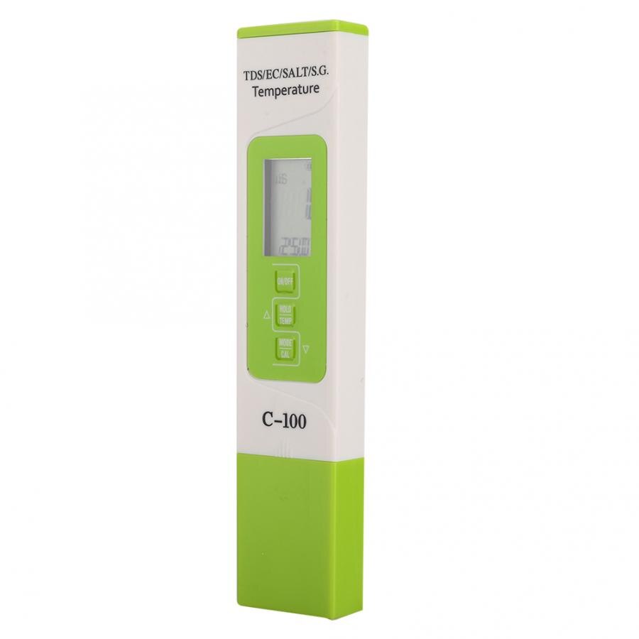 C-100 Multifunctional 5 in 1 Salinity TDS EC Seawa... – Vicedeal