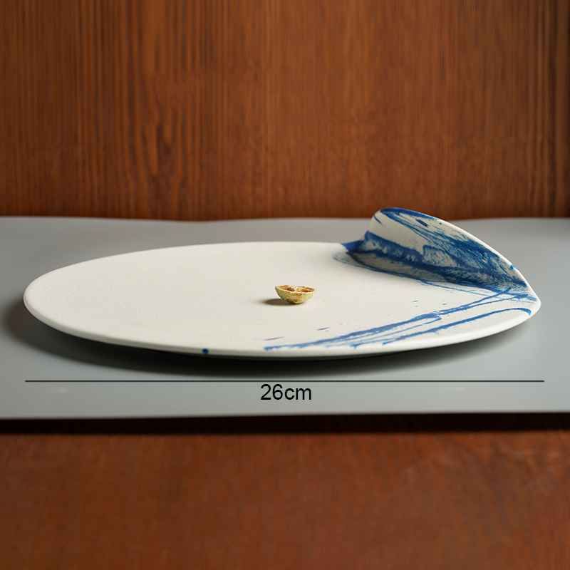 Ceramic Dinner Plates Irregular Shape Tableware Co... – Grandado