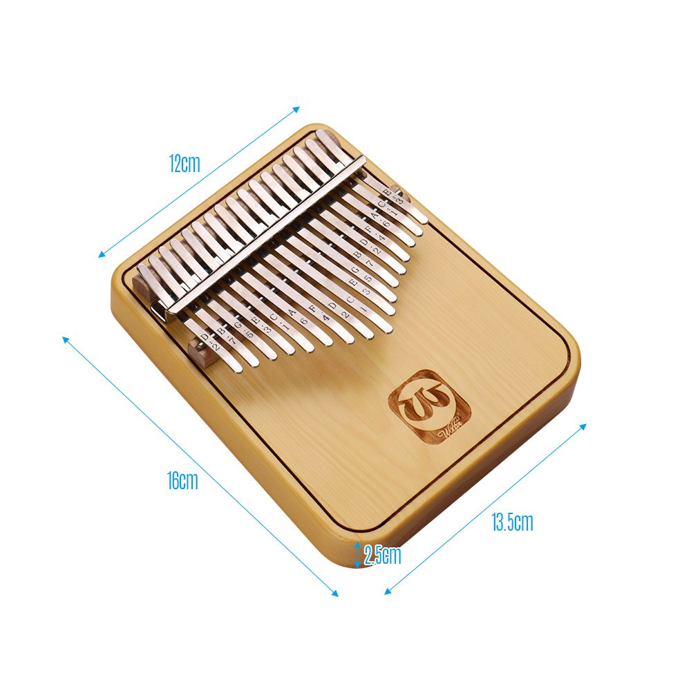 Walter.t WK-17PD Portable 17-key Kalimba Thumb Pia... – Grandado