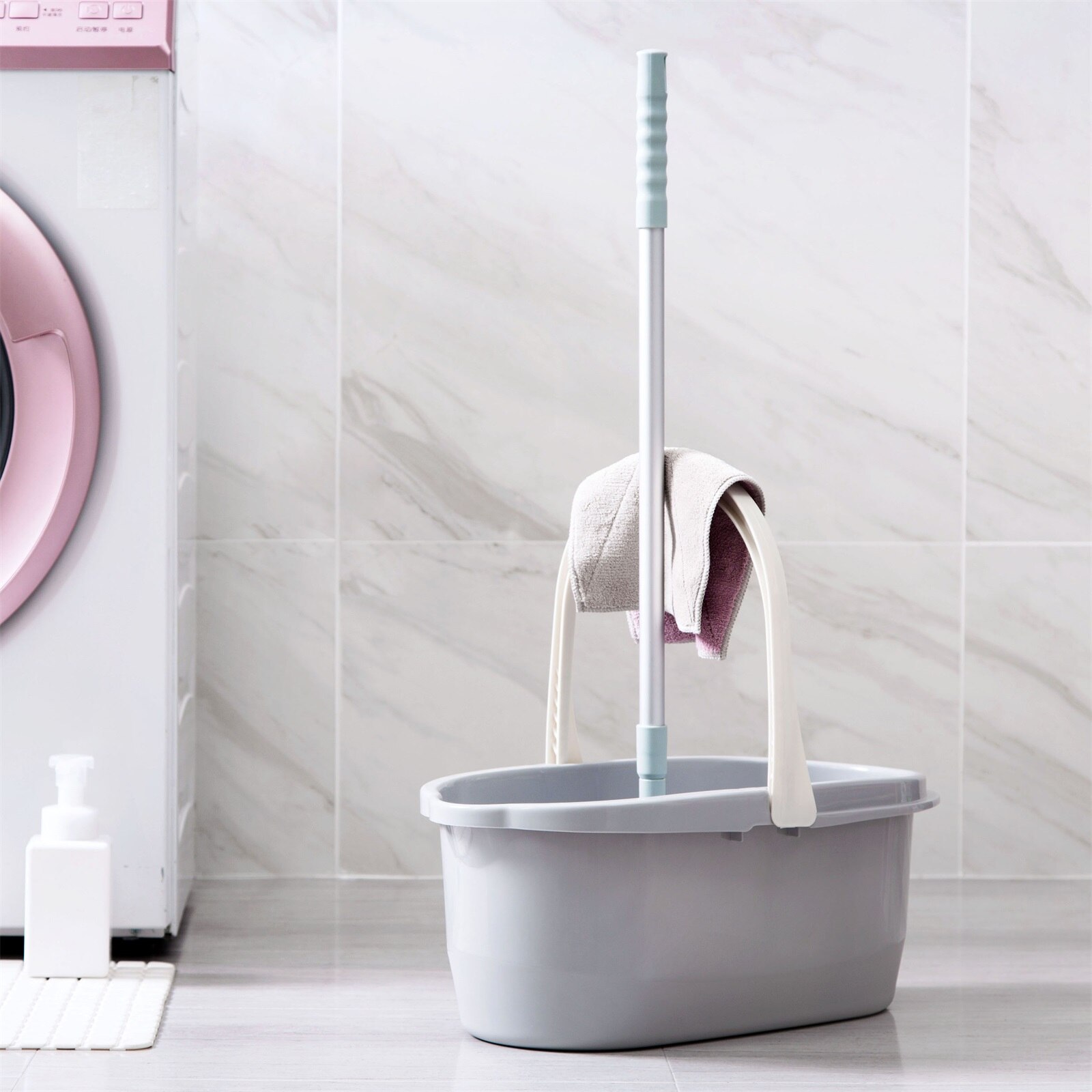 Plastic washing mop bucket rectangular household m... – Grandado