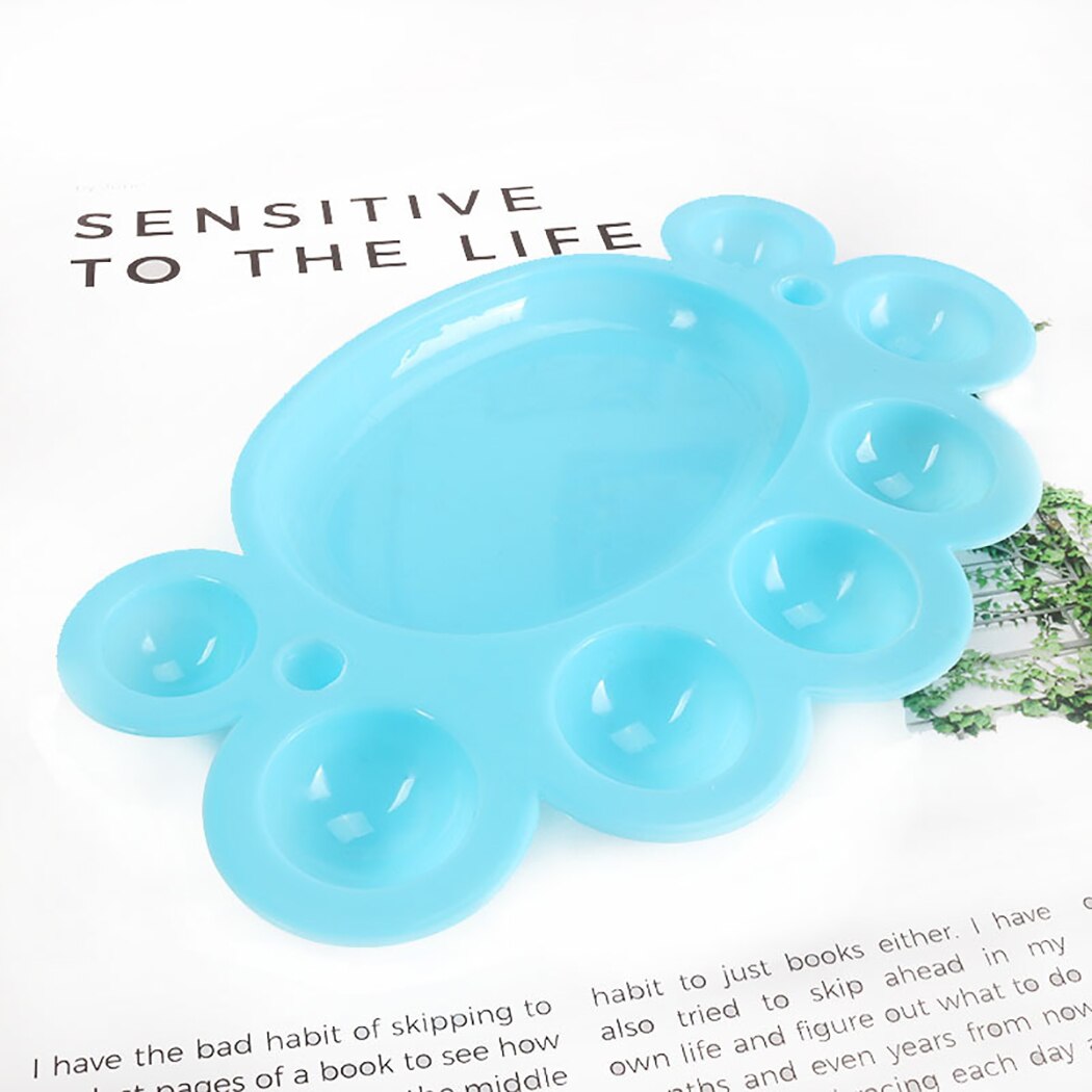 Kids Paint Tray Palette Plastic Foot Painting Pale... – Grandado